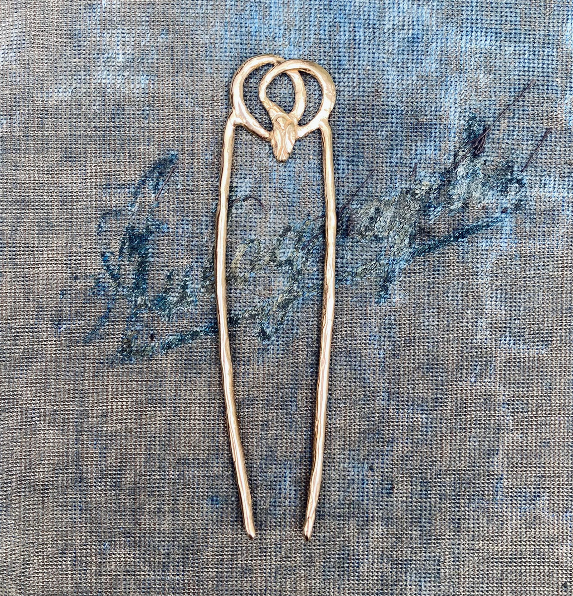 Serpentine Cast Snake Hair Pin – Serpentinepdx
